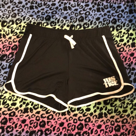 Justice | Bottoms | Justice Black Dolphin Shorts | Poshmark